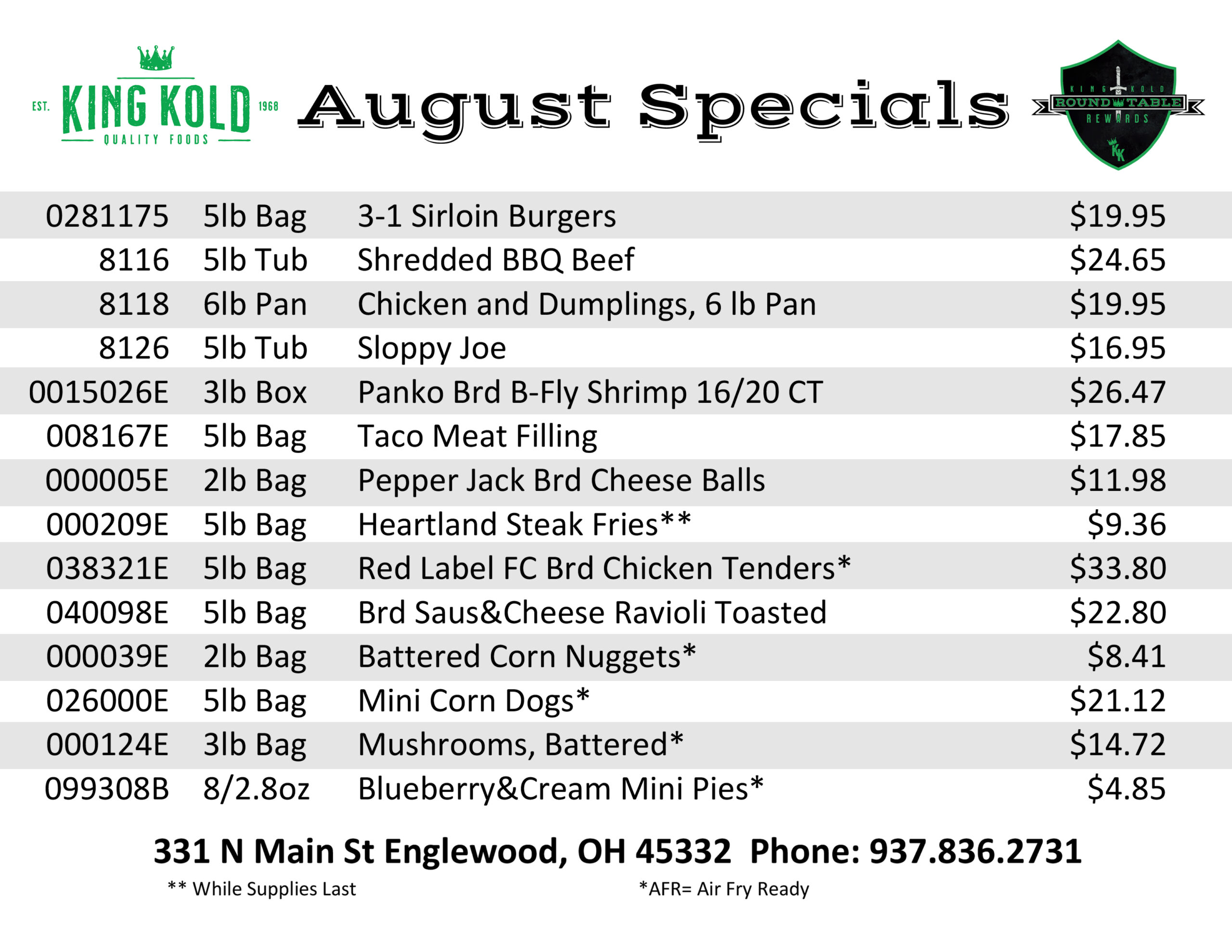 Quality Fresh and Frozen Meats Since 1968 | King Kold